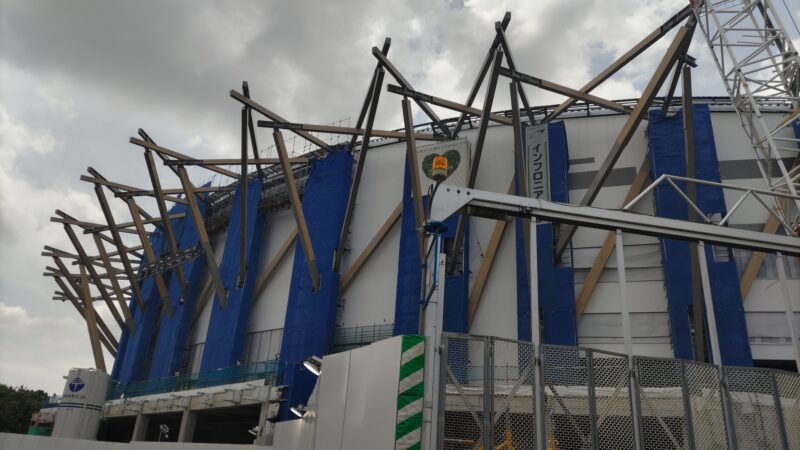 外観が徐々にお目見え・・・「IGアリーナ」（新愛知県体育館）建設工事 2024年5月 | 名古屋 栄日記